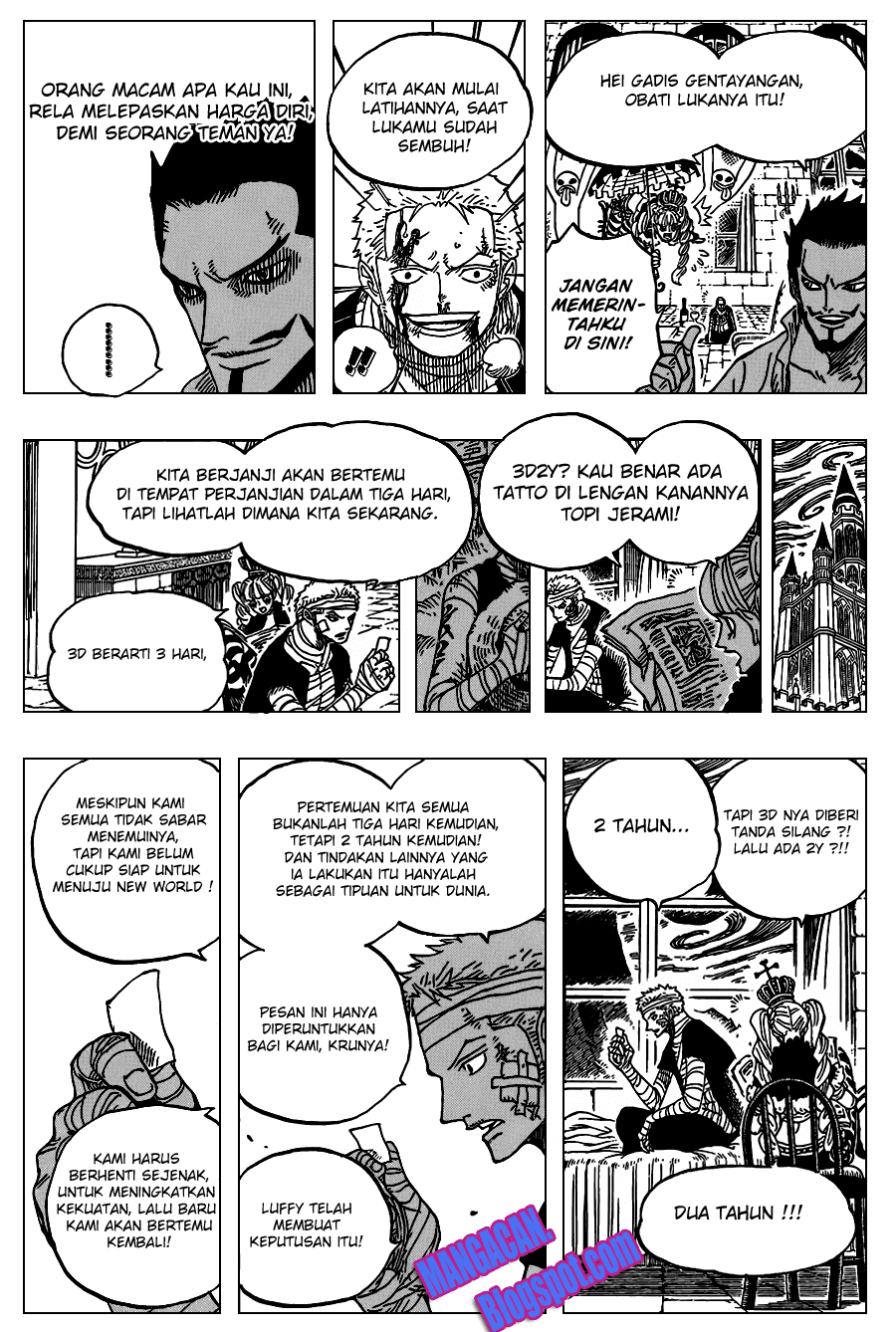 One Piece 597 : 3D2Y | Anime Scanlation